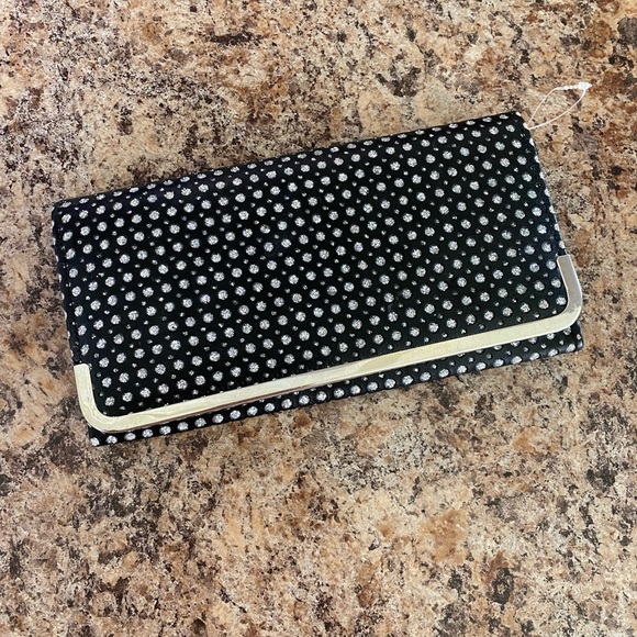 Bags | Black Sparkly Wallet | Poshmark